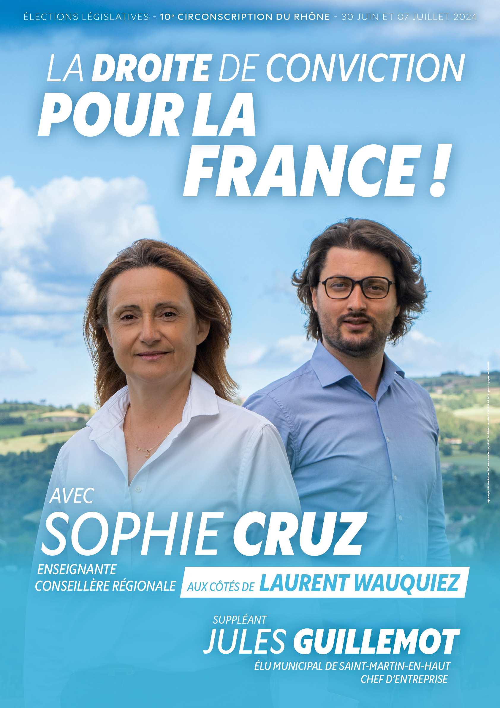 LÉGISLATIVES 2024 - Sophie Cruz